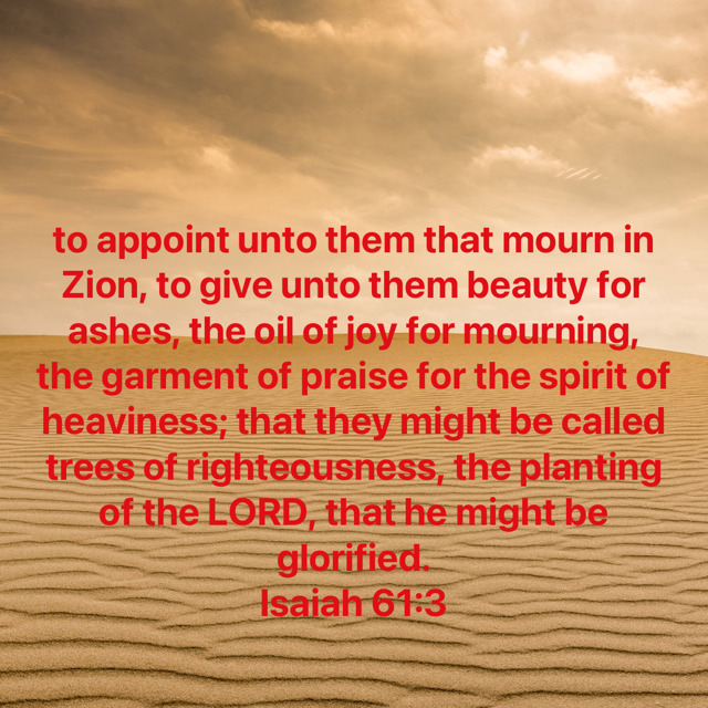 Bible Study: Garment Of Praise - The Open Door Blog